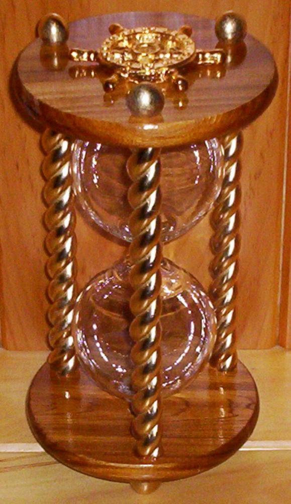 The Gold Coast Unity Sand Ceremony Hourglass by Heirloom Hourglass - C